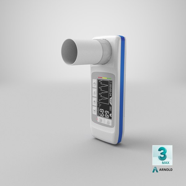 3D handheld digital spirometer model - TurboSquid 1635702