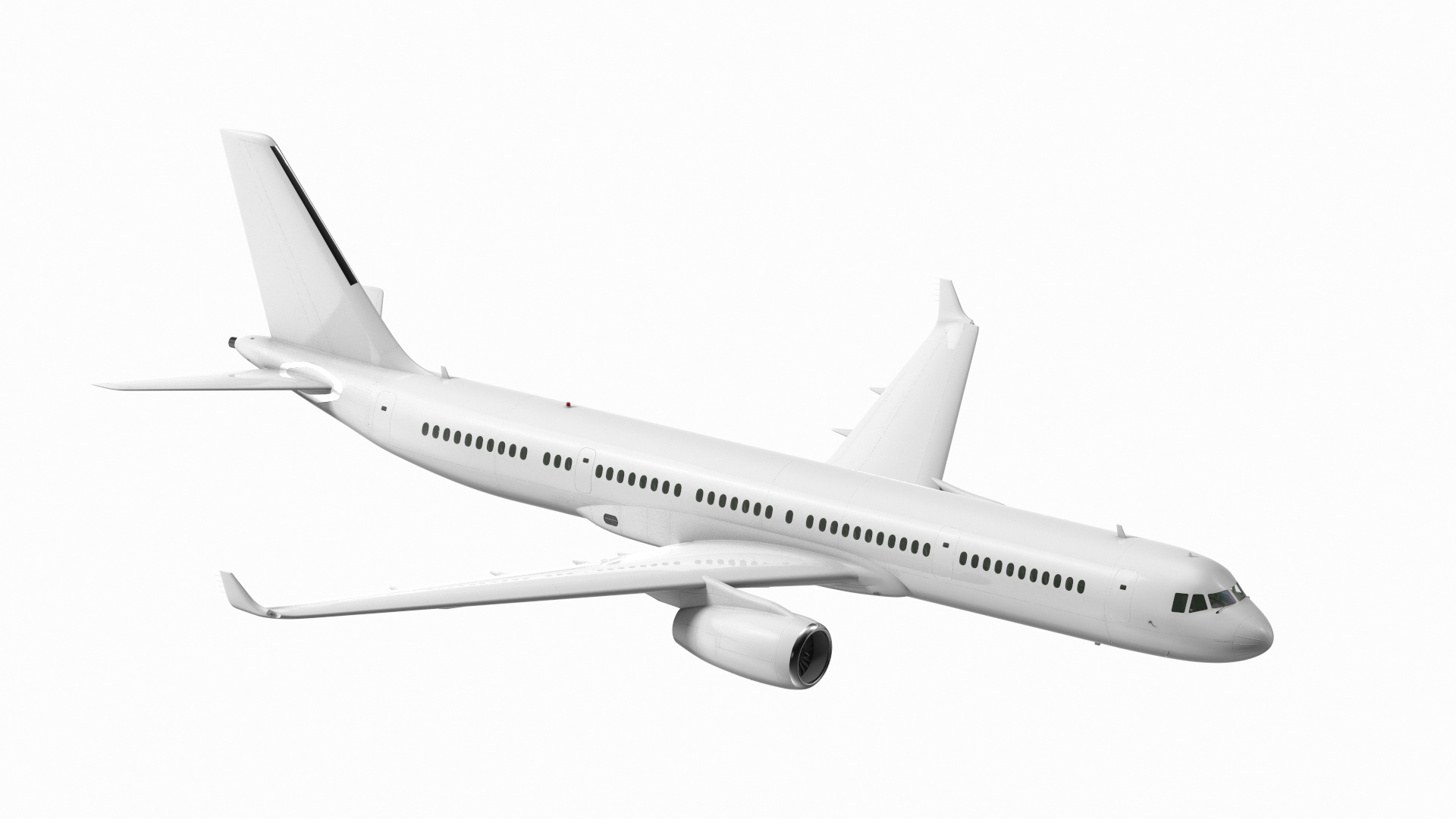 3D Narrow-Body Jet Airliner Blank Livery Flight - TurboSquid 1951596