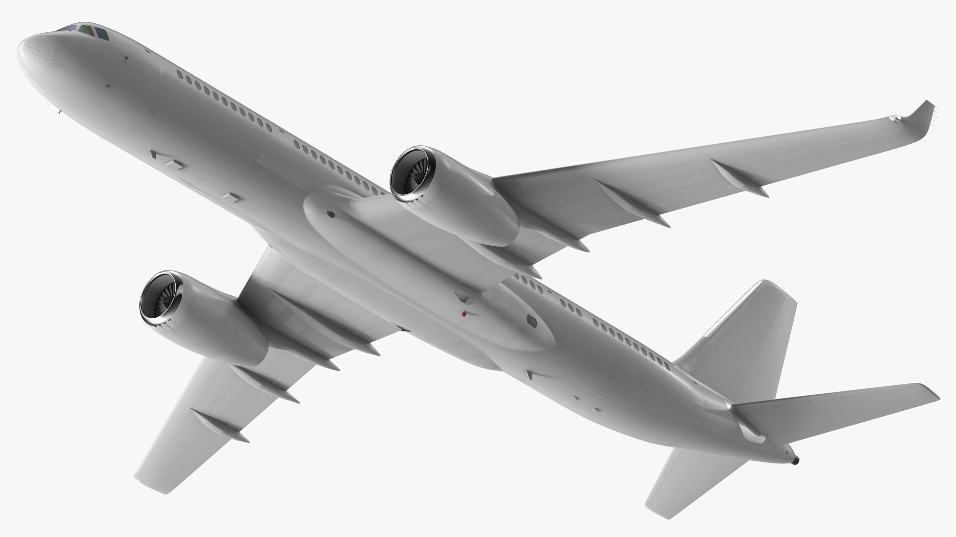 3D Narrow-Body Jet Airliner Blank Livery Flight - TurboSquid 1951596