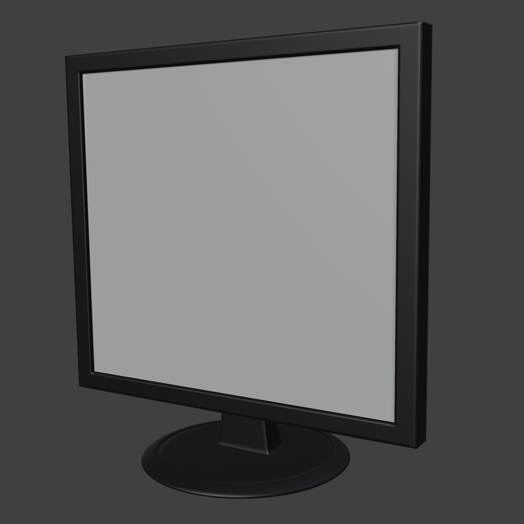 3D Lcd Monitor - TurboSquid 1562434