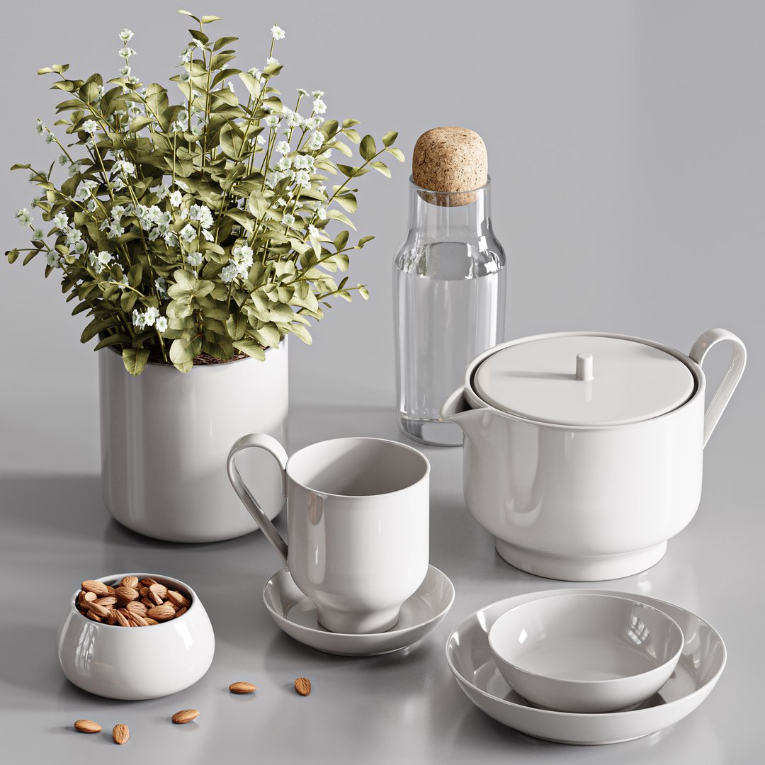 Tableware Set06 3D Model - TurboSquid 2294561