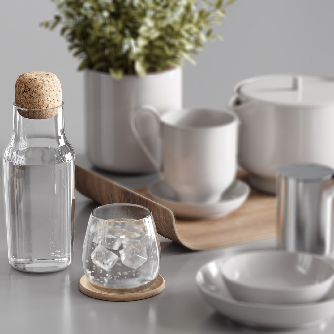 Tableware Set06 3D Model - TurboSquid 2294561