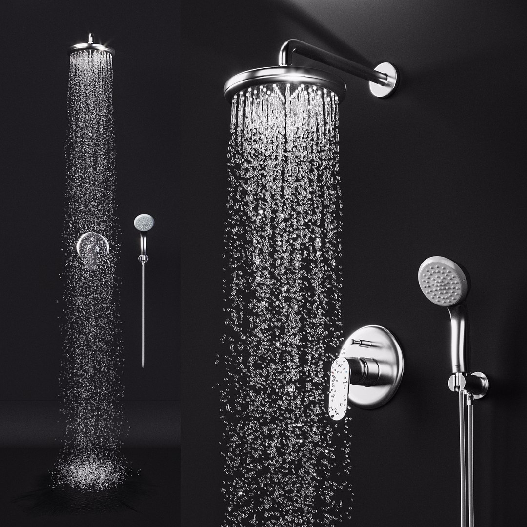 Eurosmart Cosmopolitan Shower Grohe Model - TurboSquid 1503726