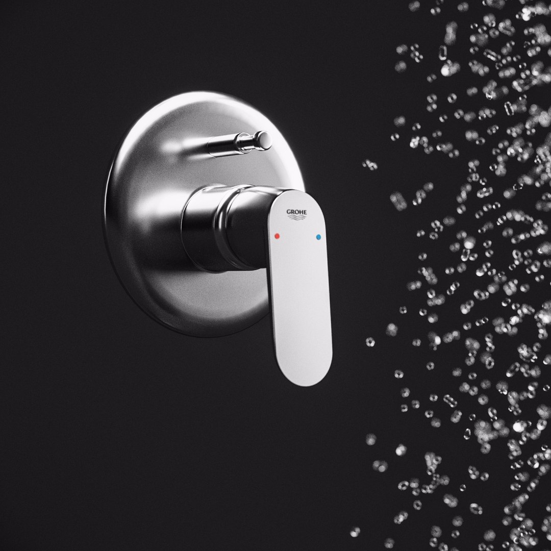 Eurosmart Cosmopolitan Shower Grohe Model - TurboSquid 1503726
