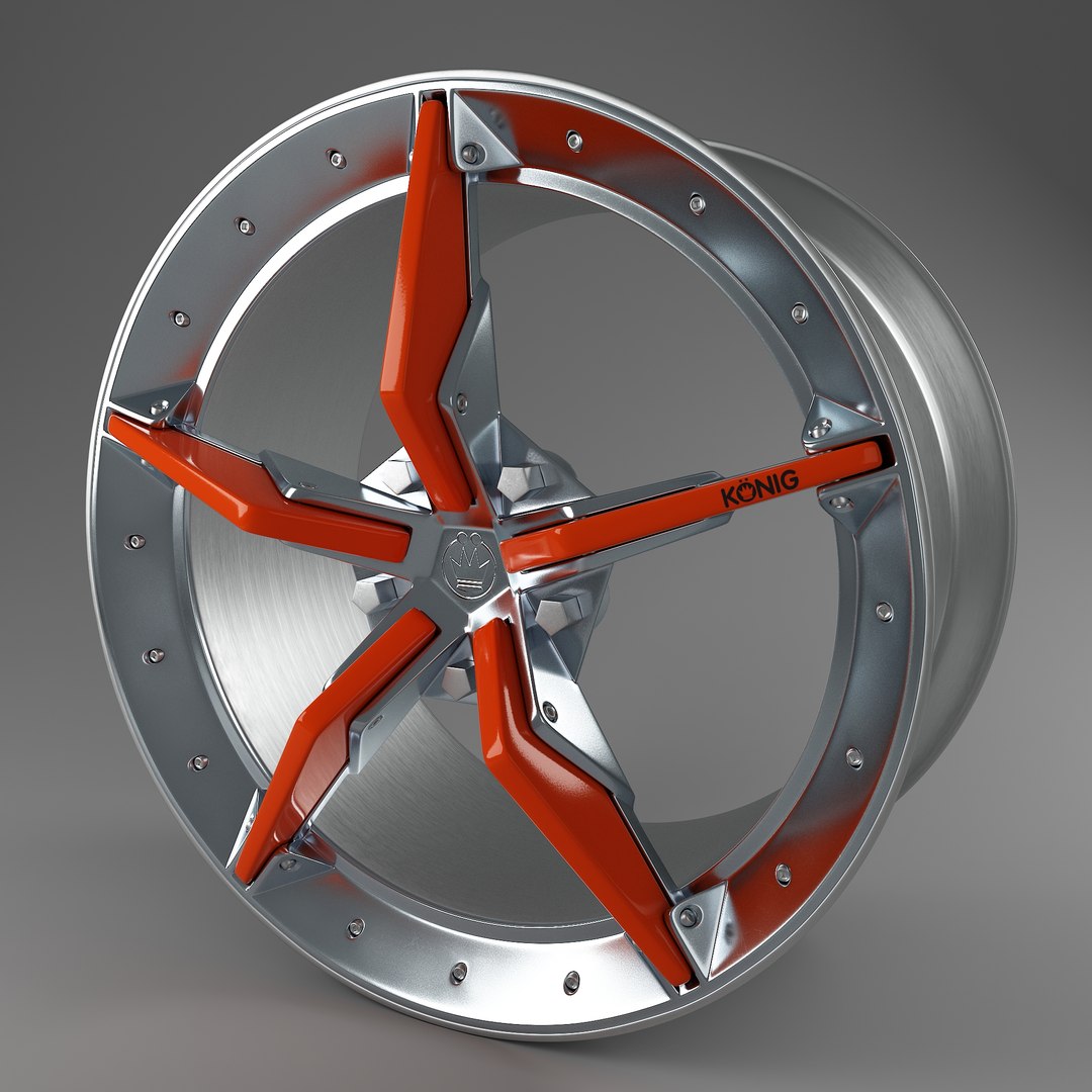 20 concept konig car rim 3D - TurboSquid 1706973
