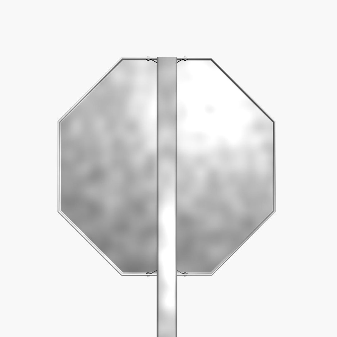 3d Model Stop Sign