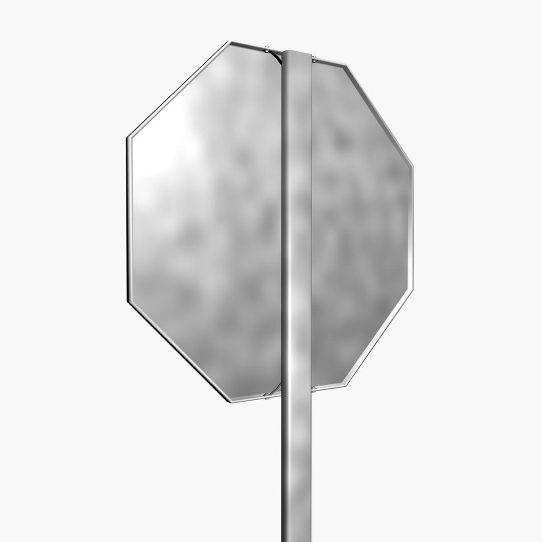 3d Model Stop Sign