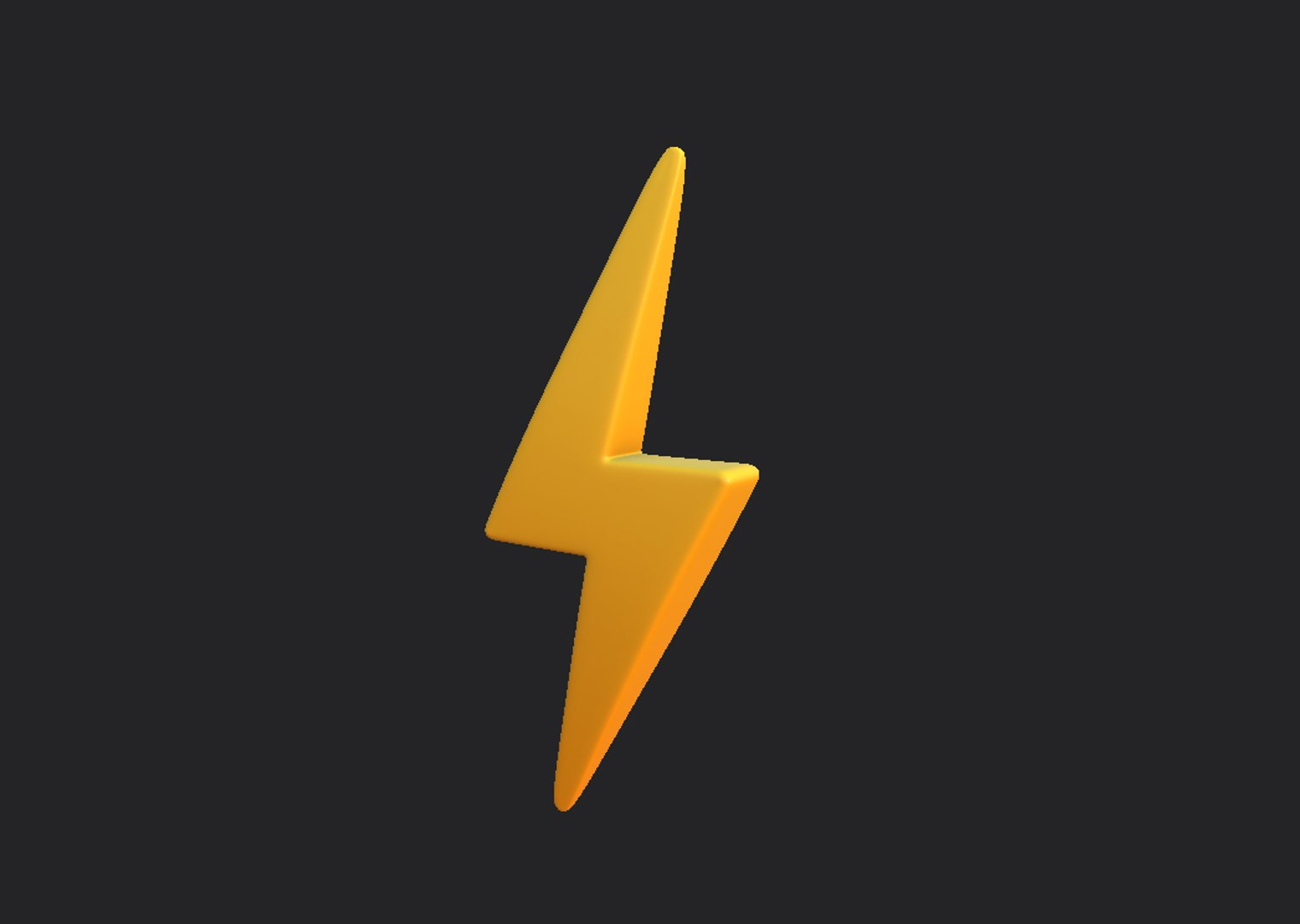 3D Lightning Symbol - TurboSquid 1595866