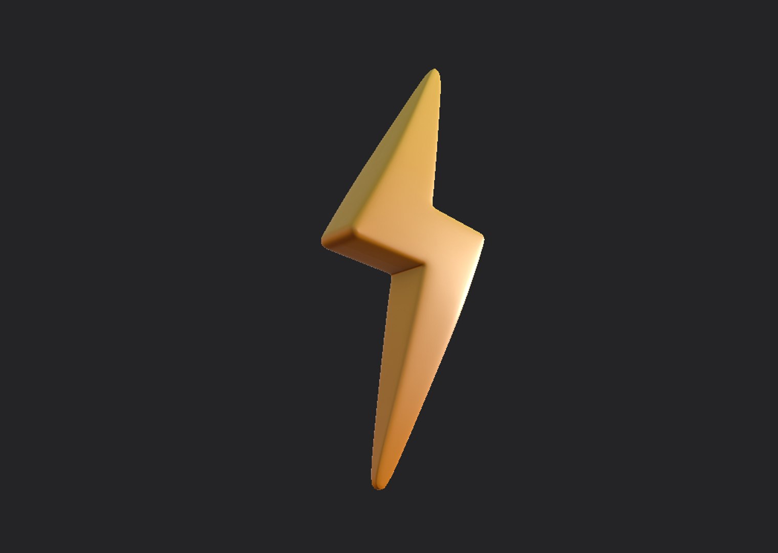 3D Lightning Symbol - TurboSquid 1595866