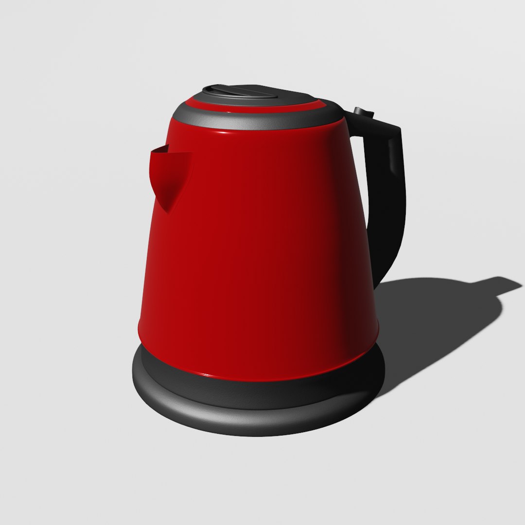 Red Kettle Model - TurboSquid 1976205