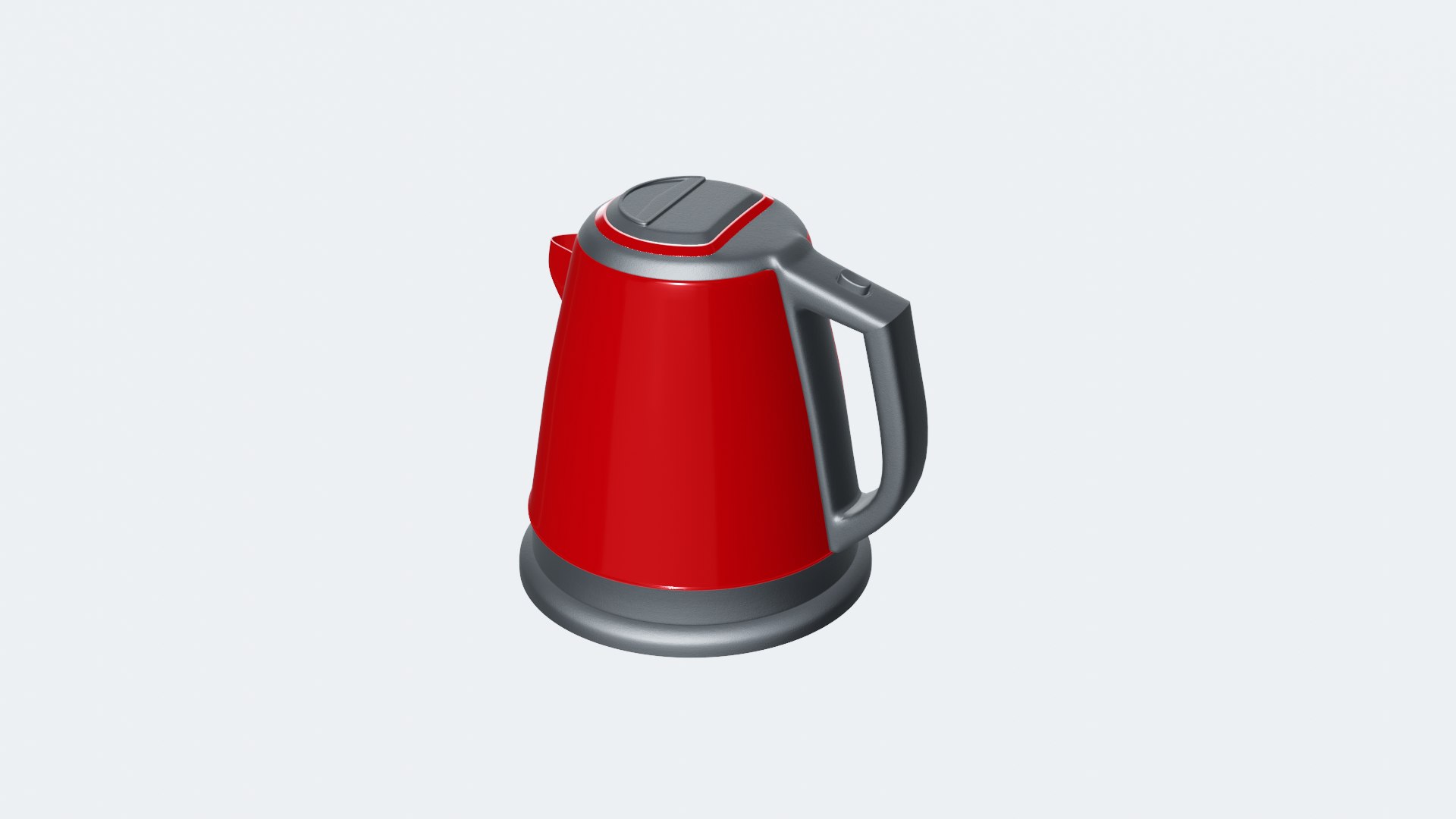 Red Kettle Model - TurboSquid 1976205