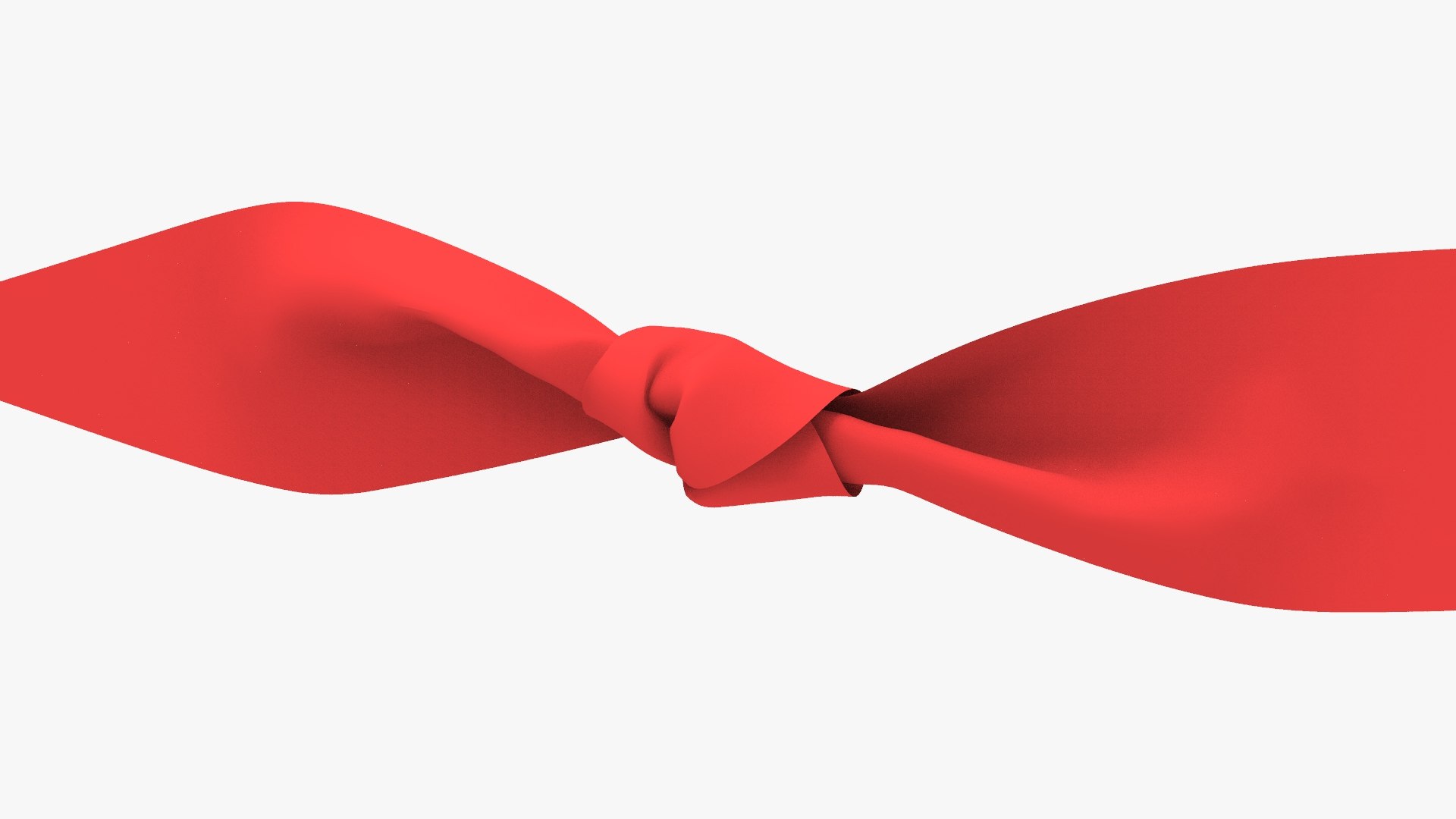 Simple Ribbon Bow 3D - TurboSquid 2104344