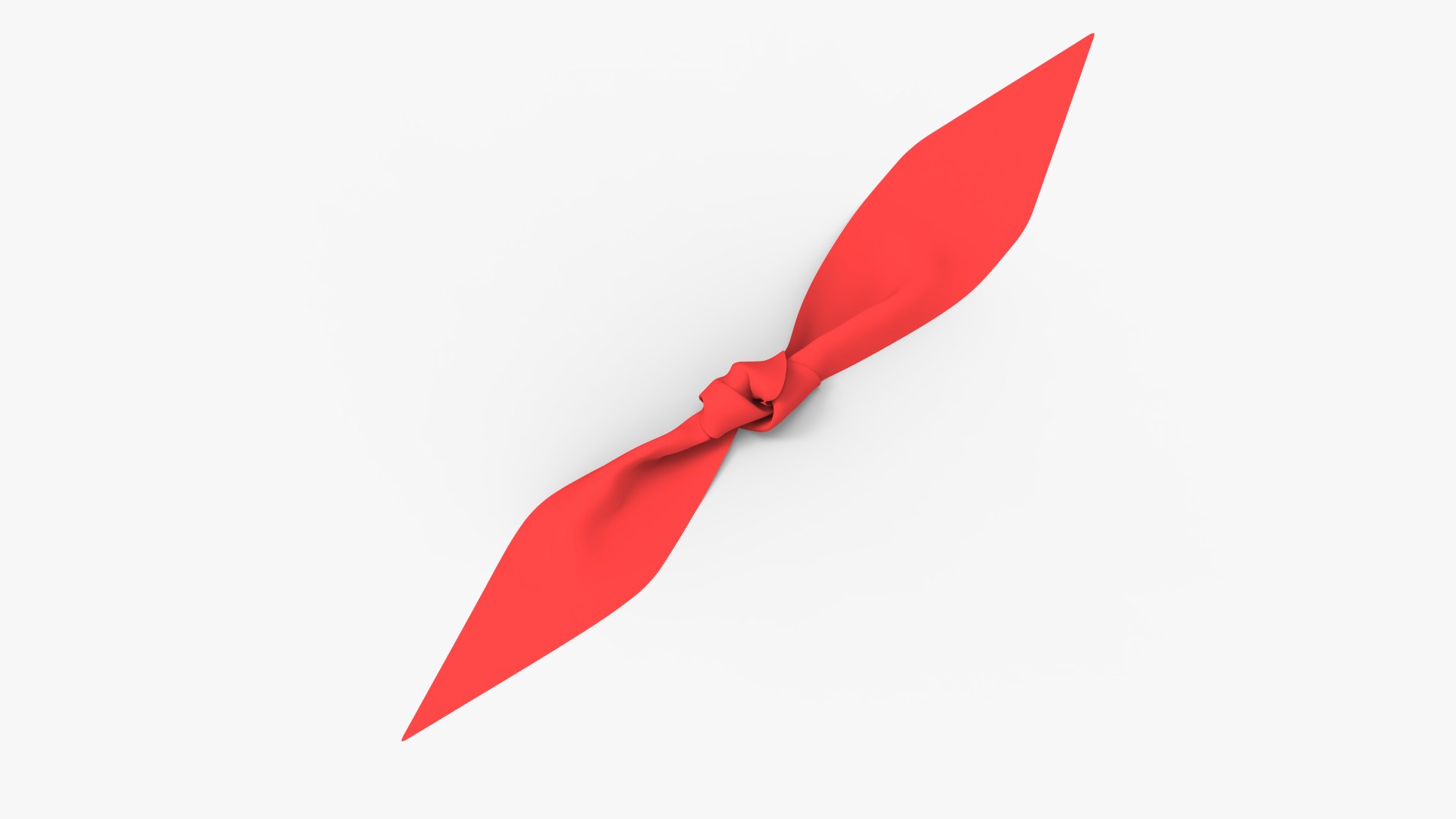 Simple Ribbon Bow 3D - TurboSquid 2104344