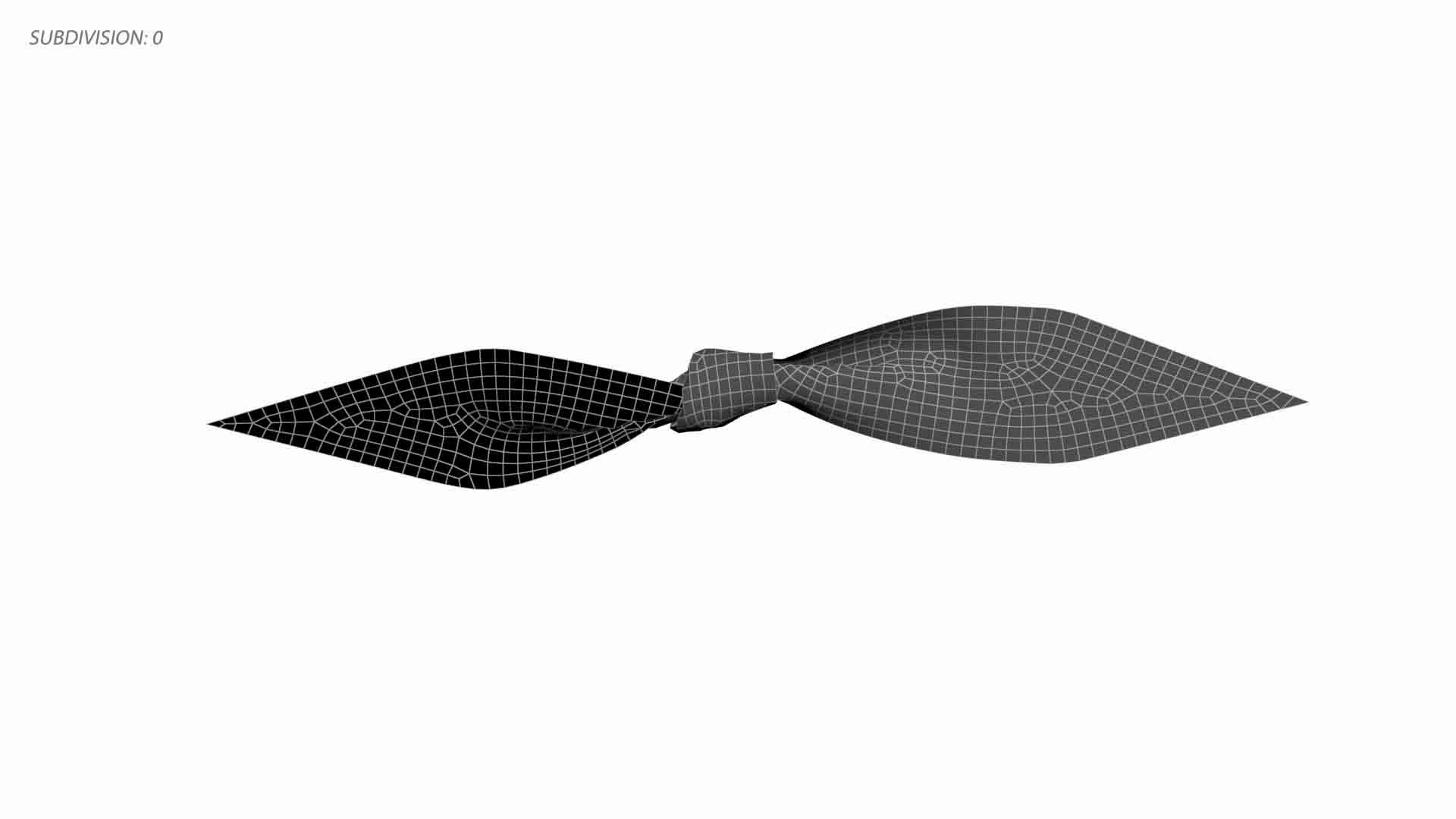 Simple Ribbon Bow 3D - TurboSquid 2104344