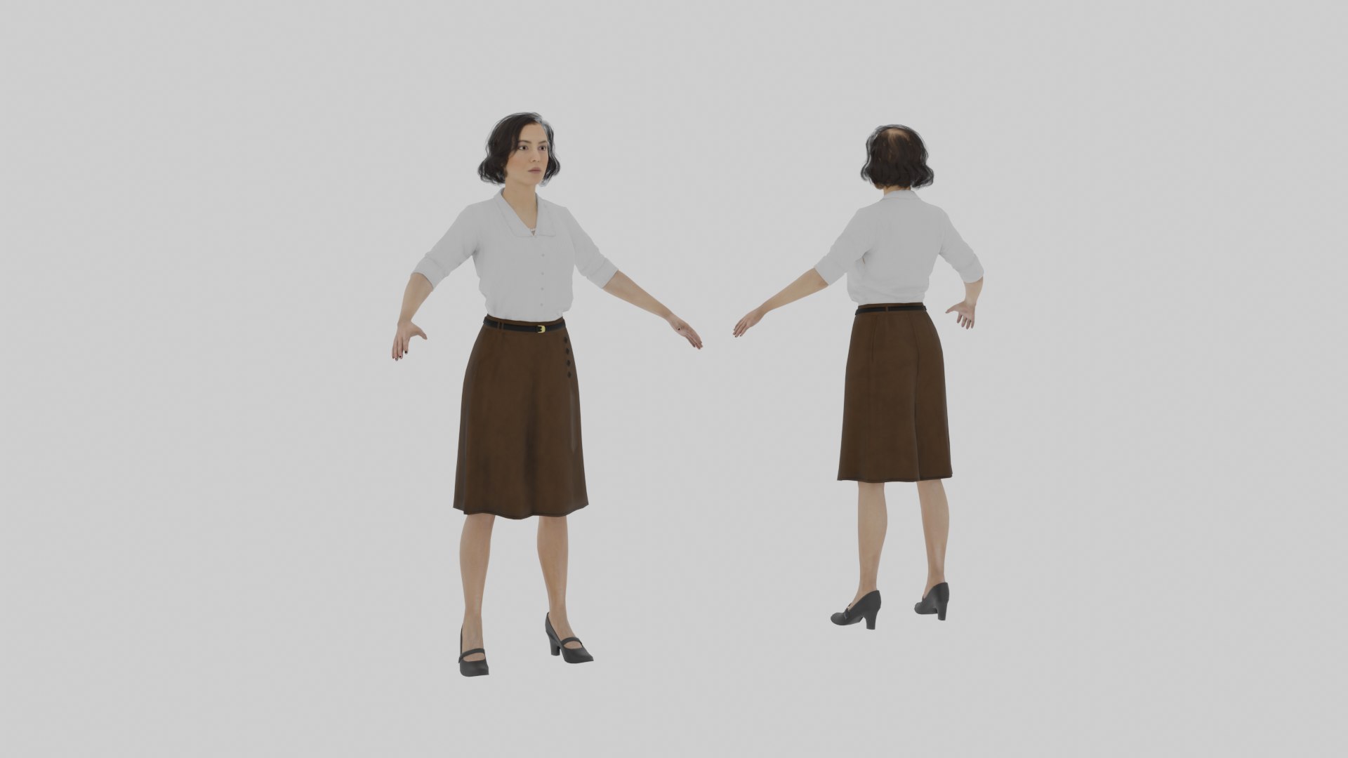3D Model Sarah Angelo - TurboSquid 2081205