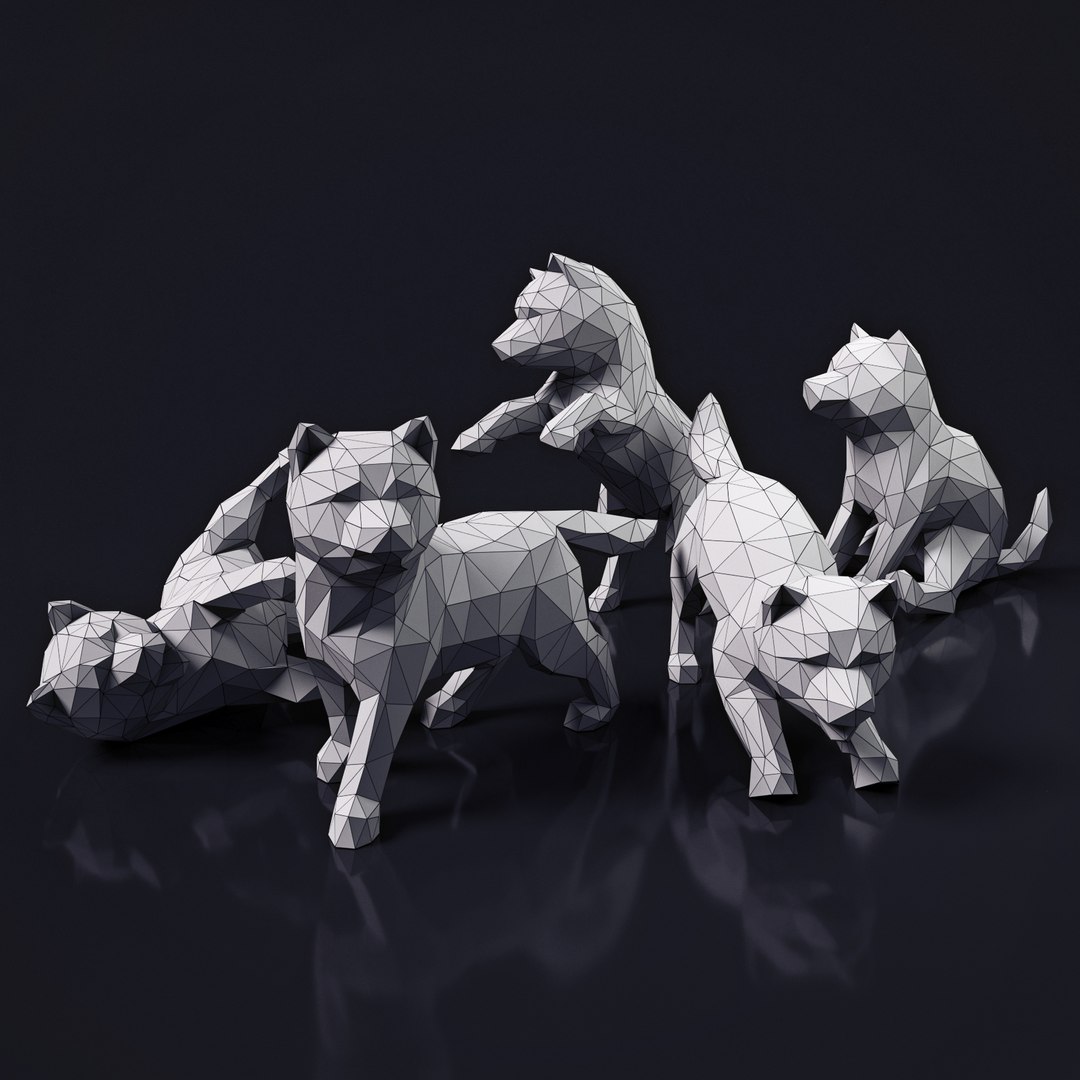 Puppy Pack 3D Model - TurboSquid 1455987