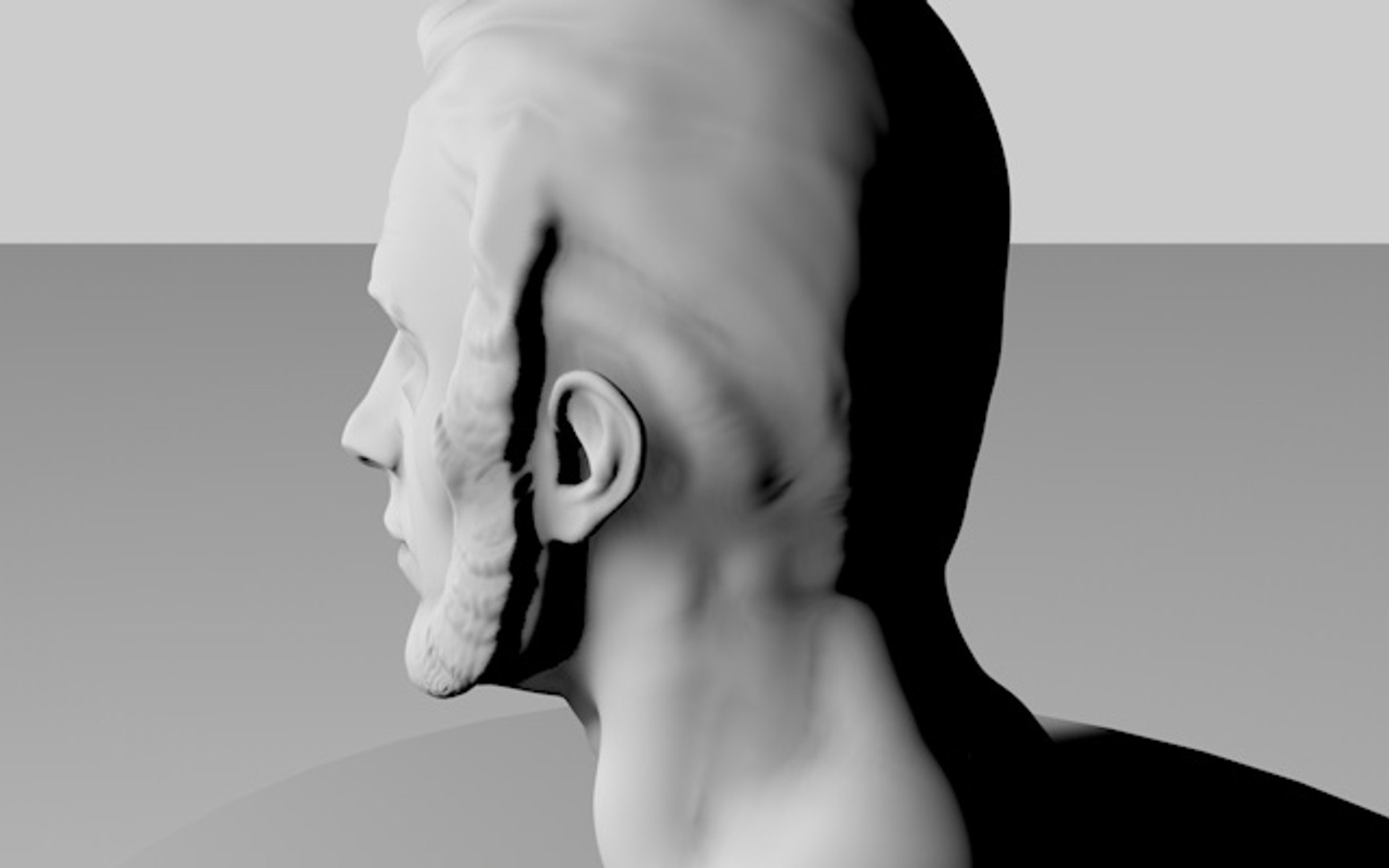 abraham statue 3d 3ds