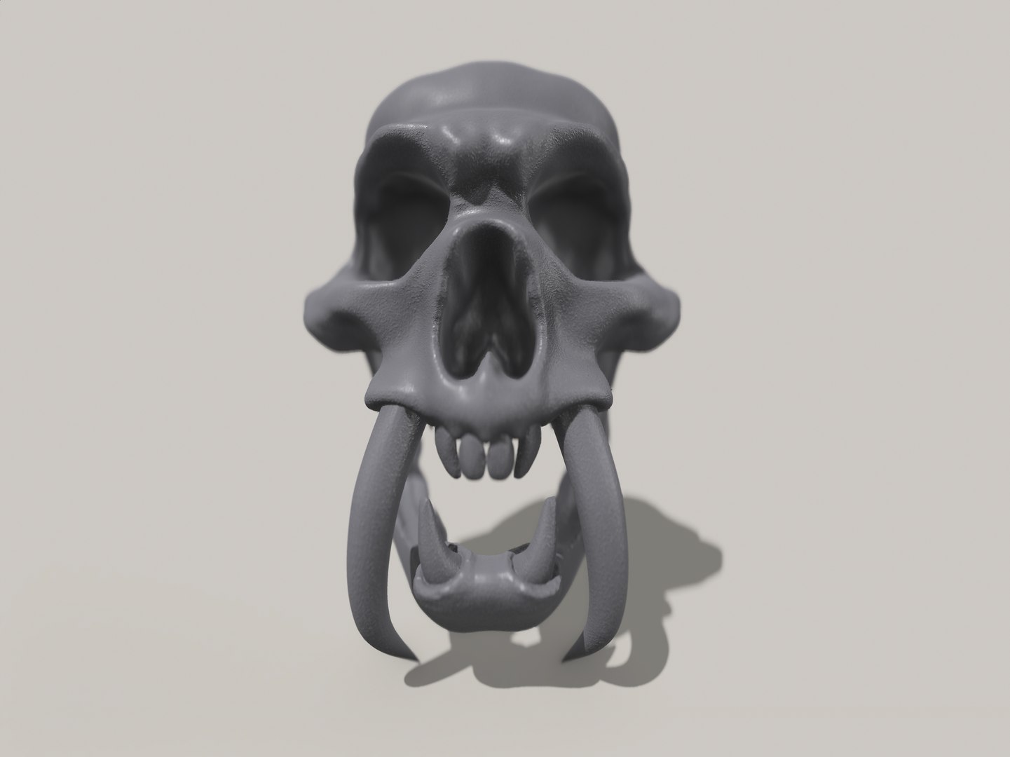 3D Orc Skull Model - TurboSquid 2248011