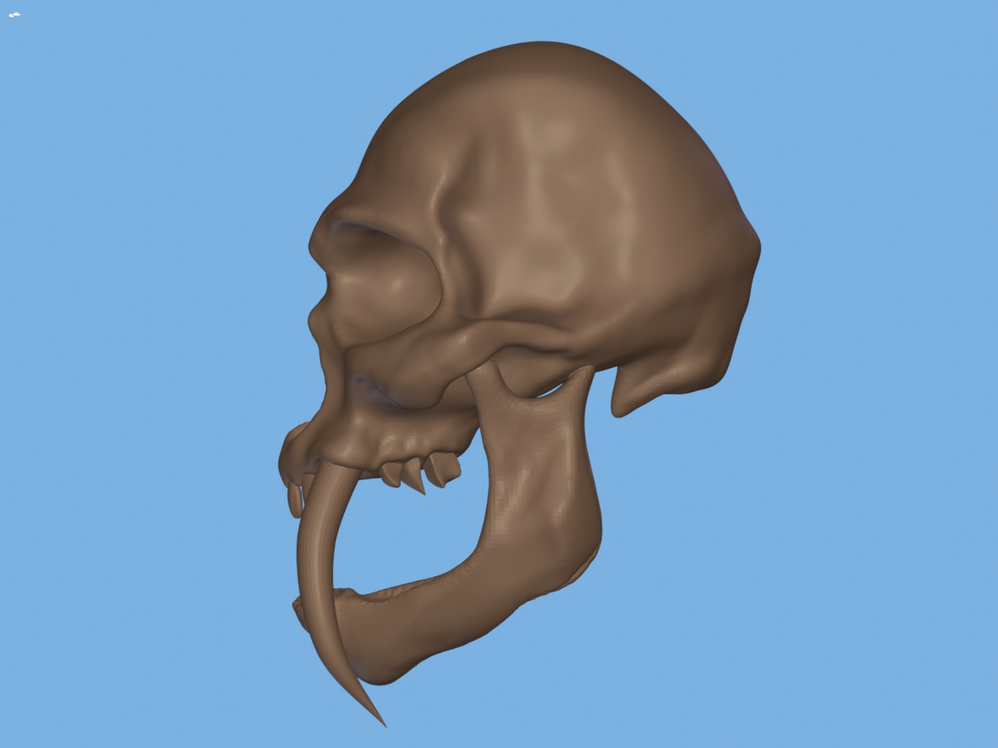 3D Orc Skull Model - TurboSquid 2248011