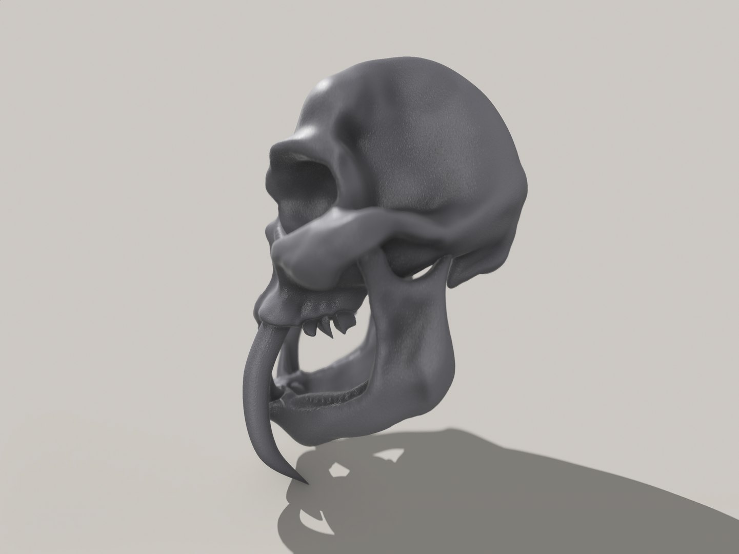 3D Orc Skull Model - TurboSquid 2248011