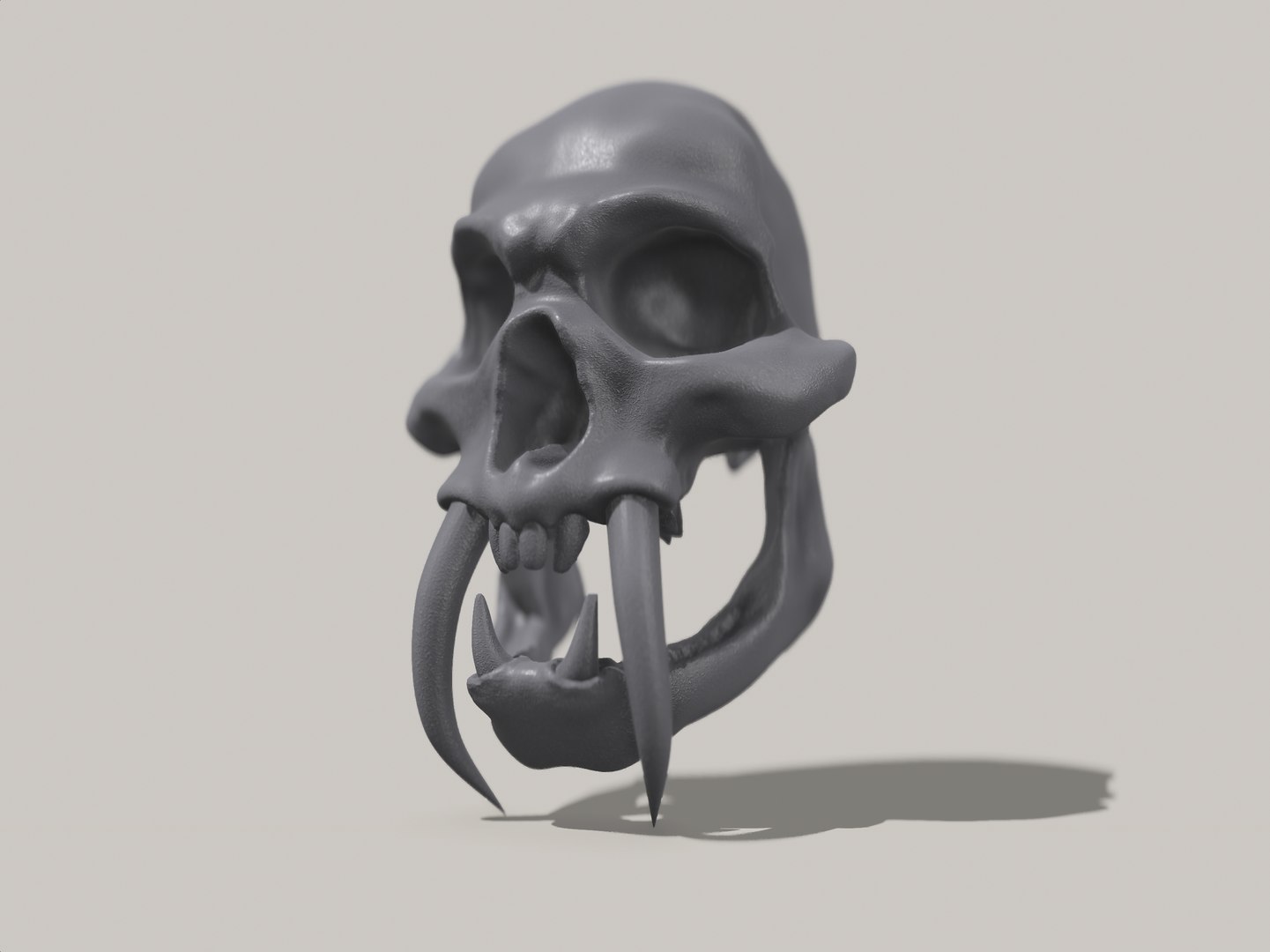 3D Orc Skull Model - TurboSquid 2248011