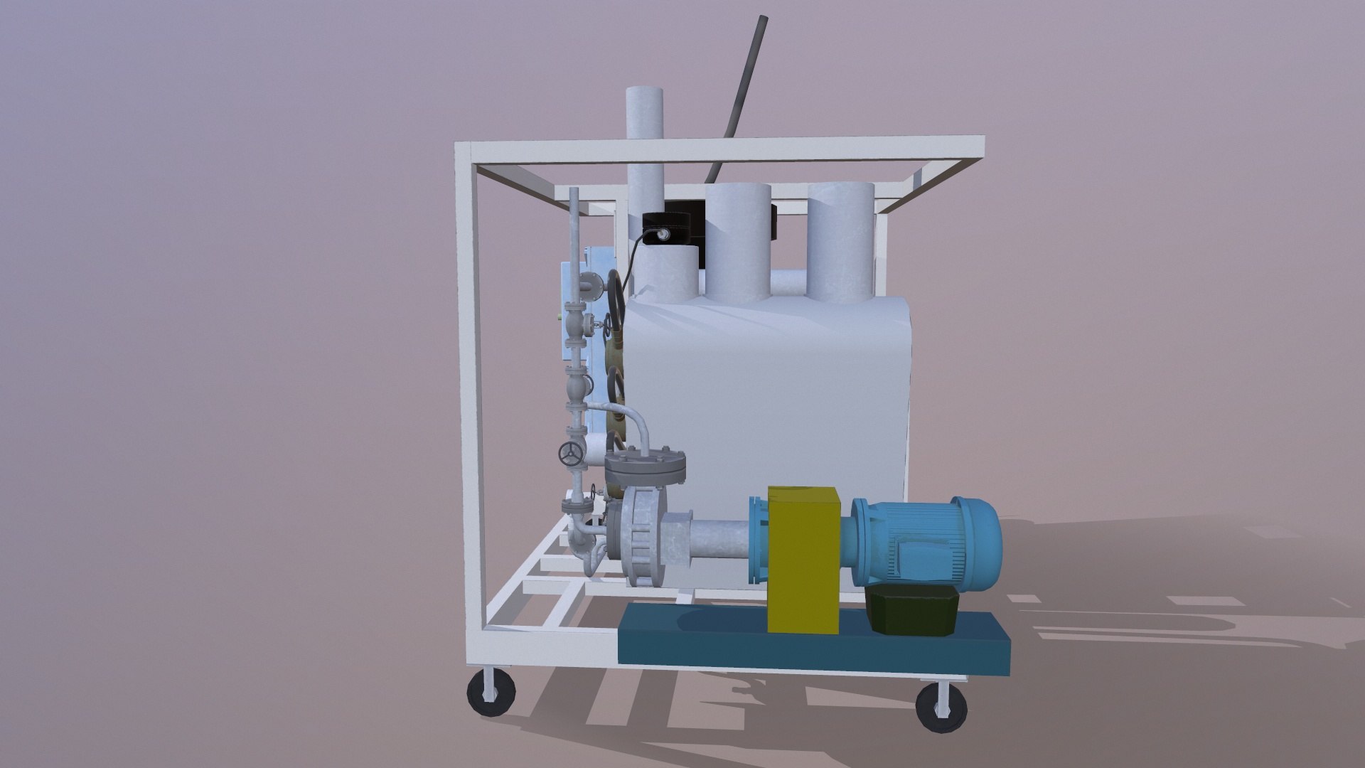3D Model Hydraulic Flushing Unit - TurboSquid 2287572