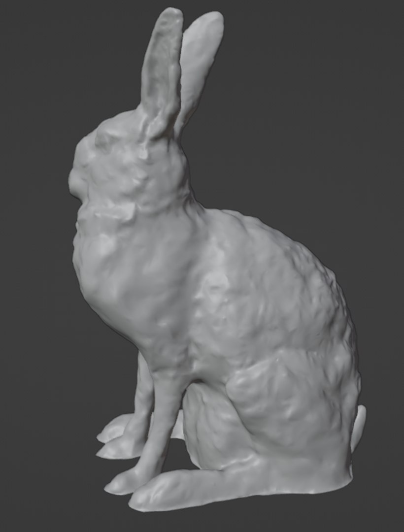 3D Realistic Hare Figure - TurboSquid 1995126