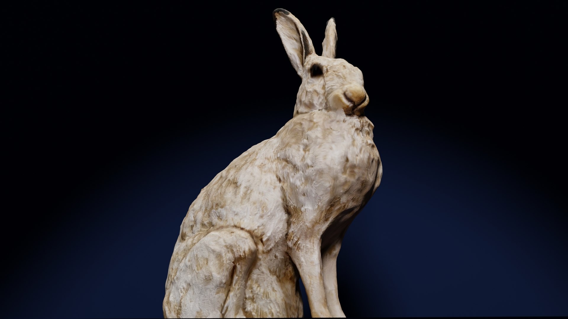 3D Realistic Hare Figure - TurboSquid 1995126