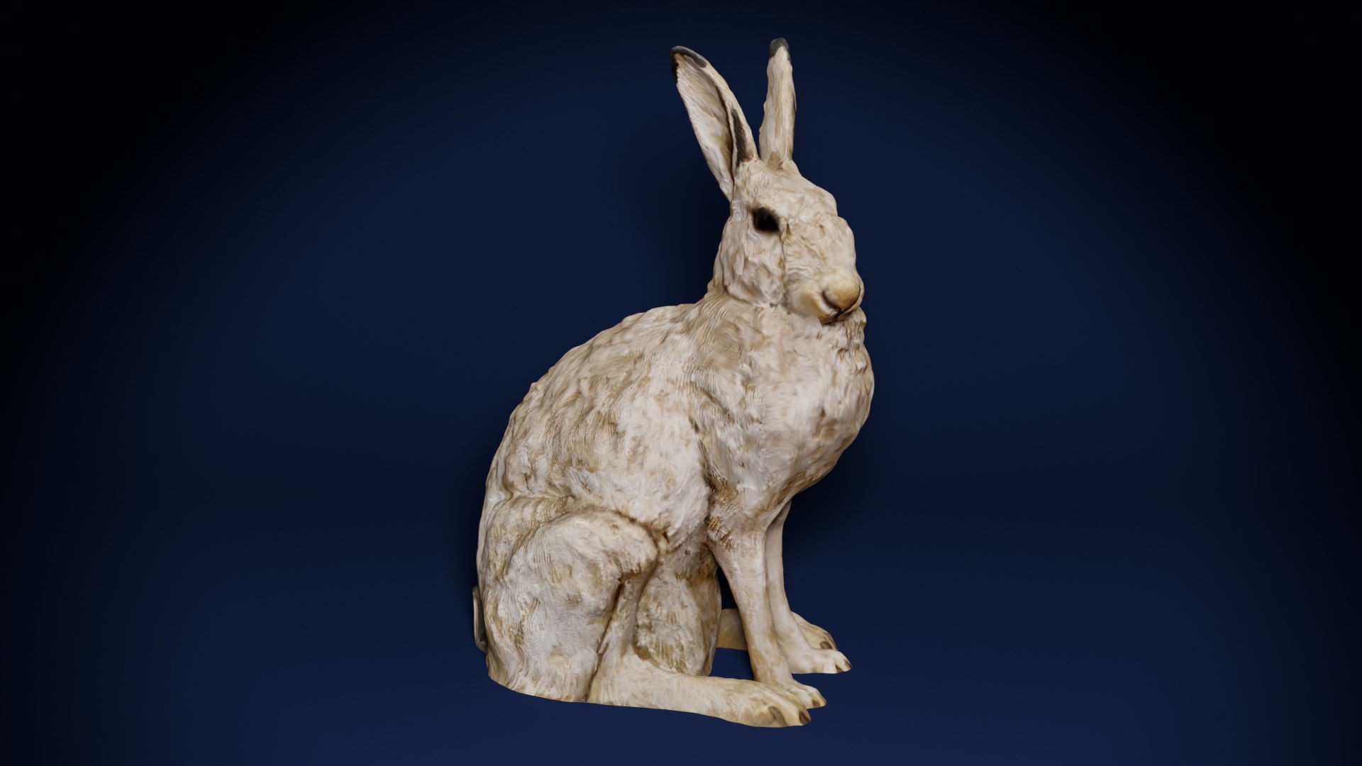 3D Realistic Hare Figure - TurboSquid 1995126