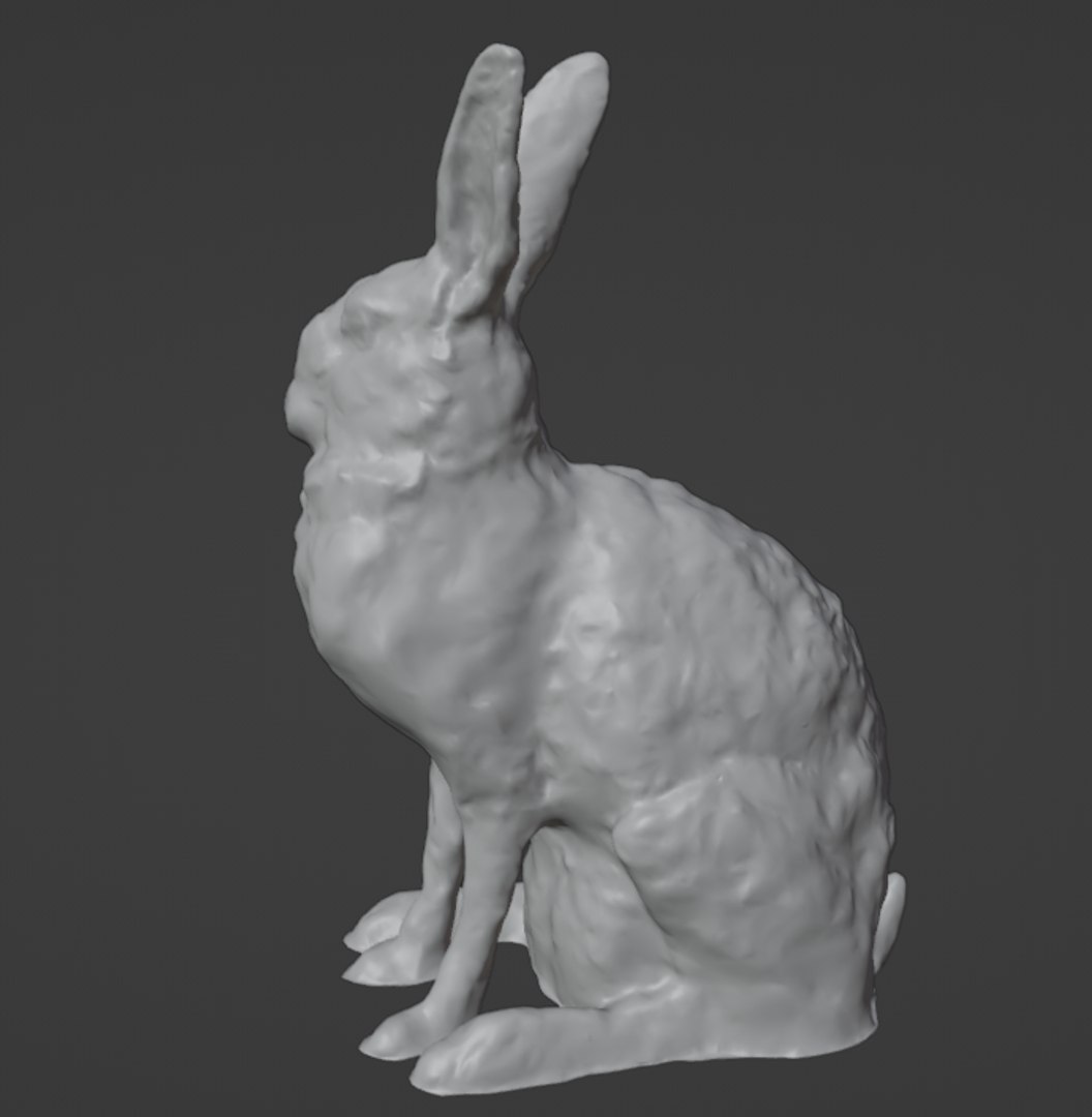 3D Realistic Hare Figure - TurboSquid 1995126