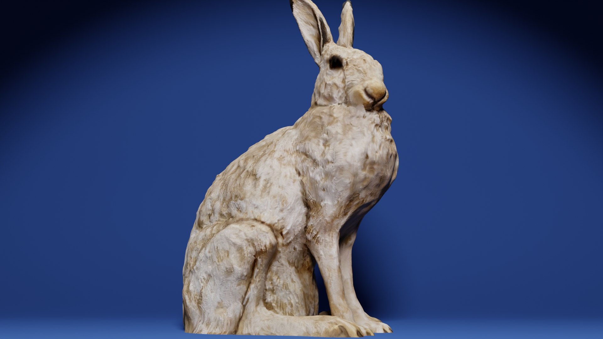 3D Realistic Hare Figure - TurboSquid 1995126