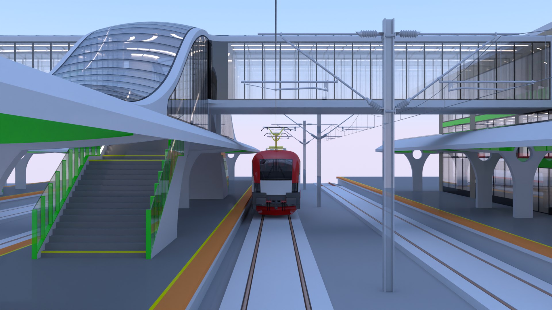 3D Railway Stations Collection - TurboSquid 2042405