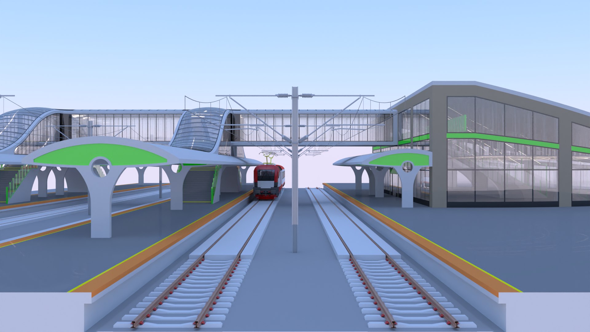 3D Railway Stations Collection - TurboSquid 2042405