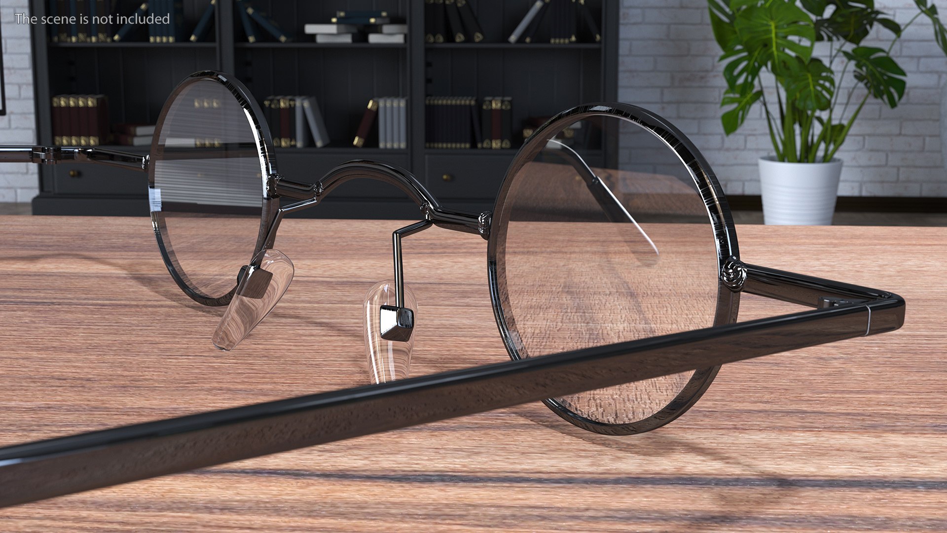 3D Super Small Round Glasses Model - TurboSquid 2208835