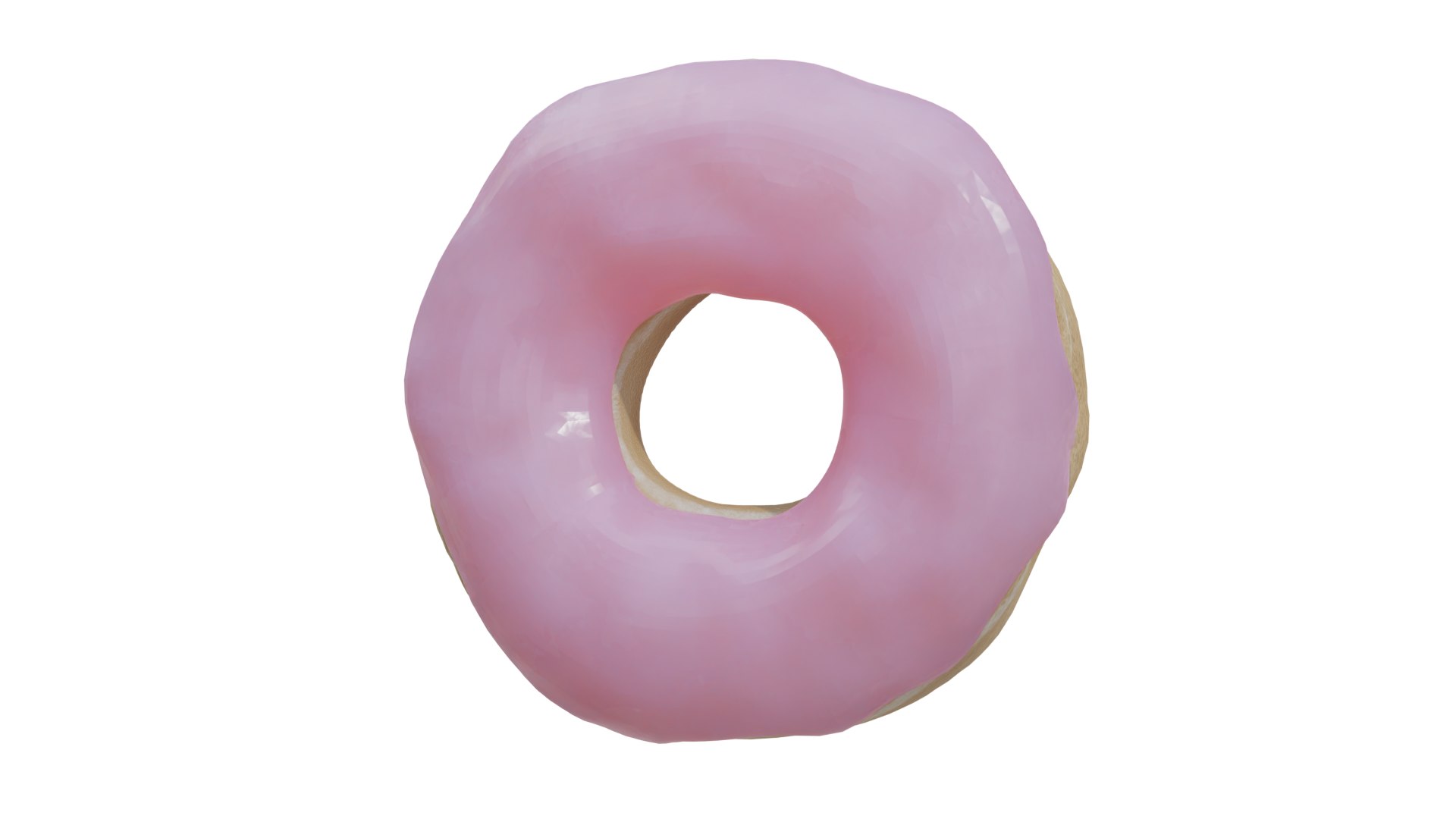 Pink Donut 3D Model - TurboSquid 1986333