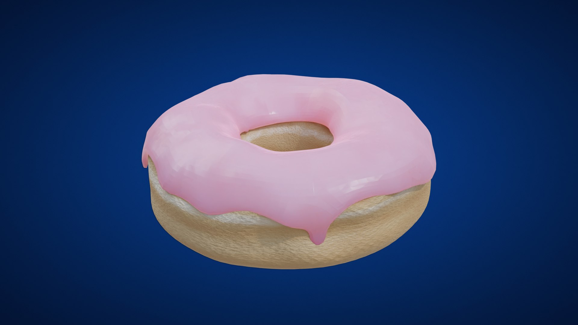 Pink Donut 3D Model - TurboSquid 1986333