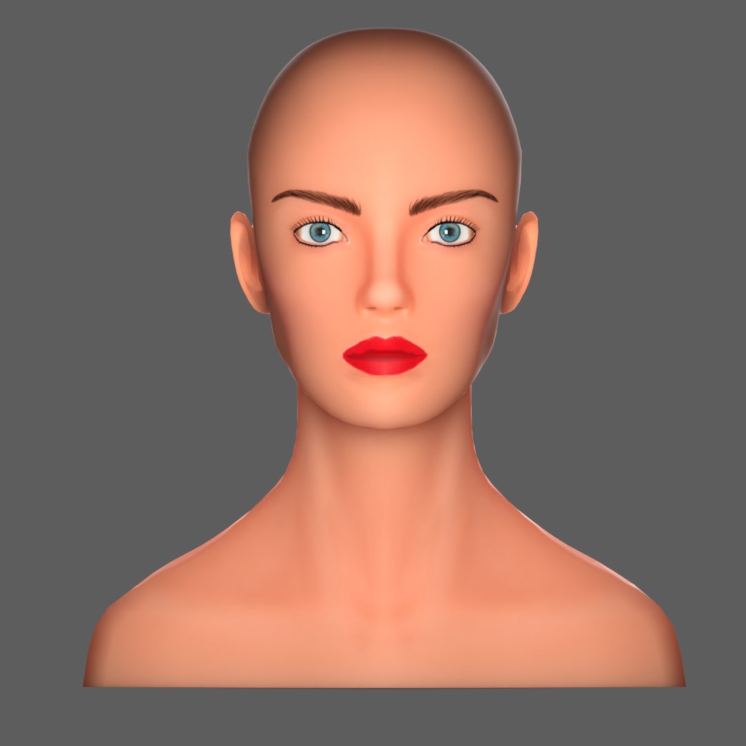 Free 3D Woman Bust Model - TurboSquid 2368122