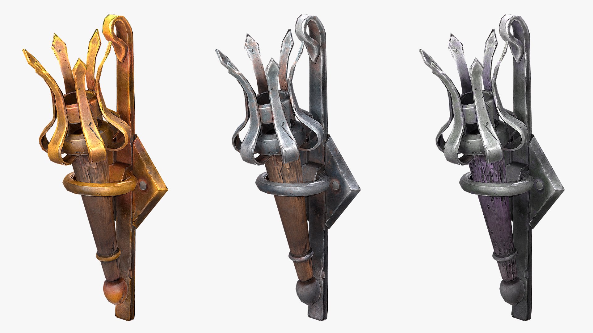 Stylized Castle Torch Model - TurboSquid 1756880