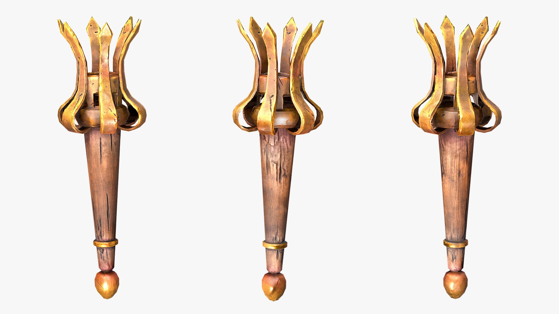 Stylized Castle Torch Model - TurboSquid 1756880
