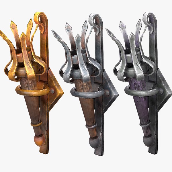 Stylized Castle Torch model - TurboSquid 1756880