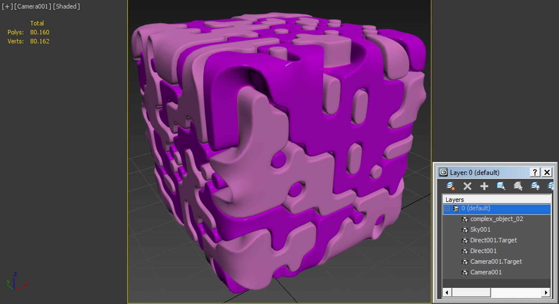 3d Model Complex Object