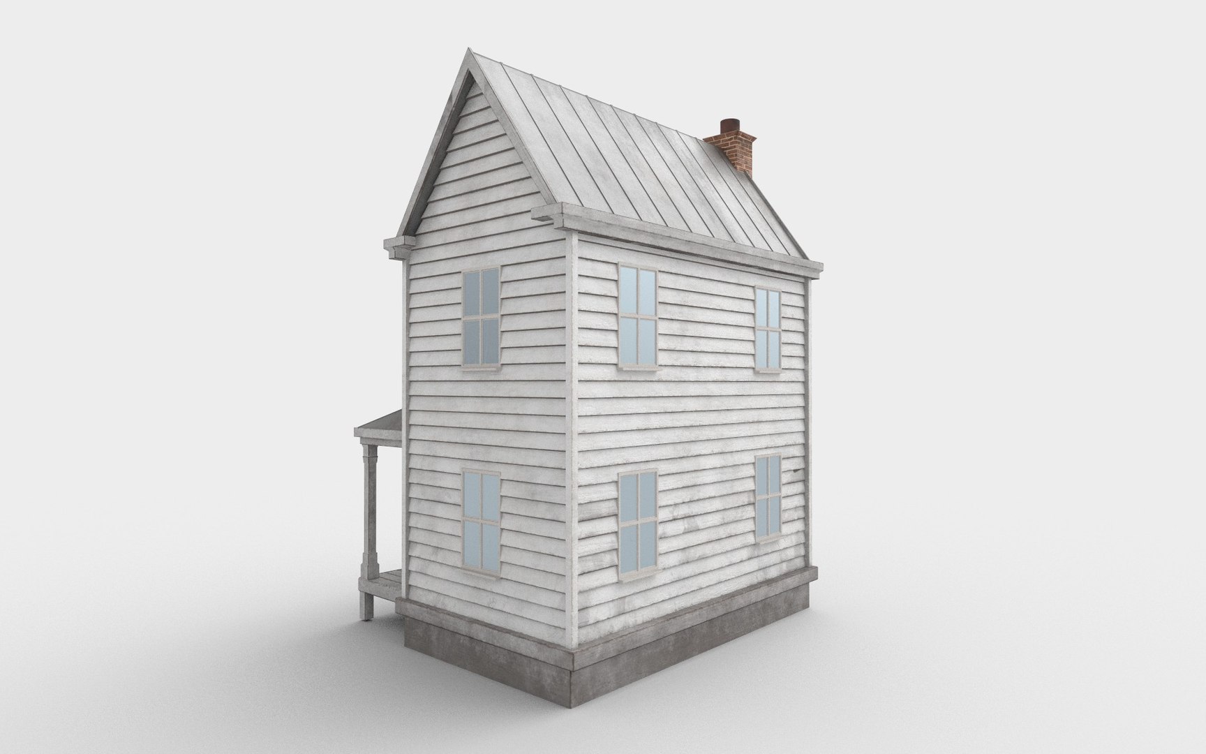 Old Farmhouse 3D Model - TurboSquid 2027983