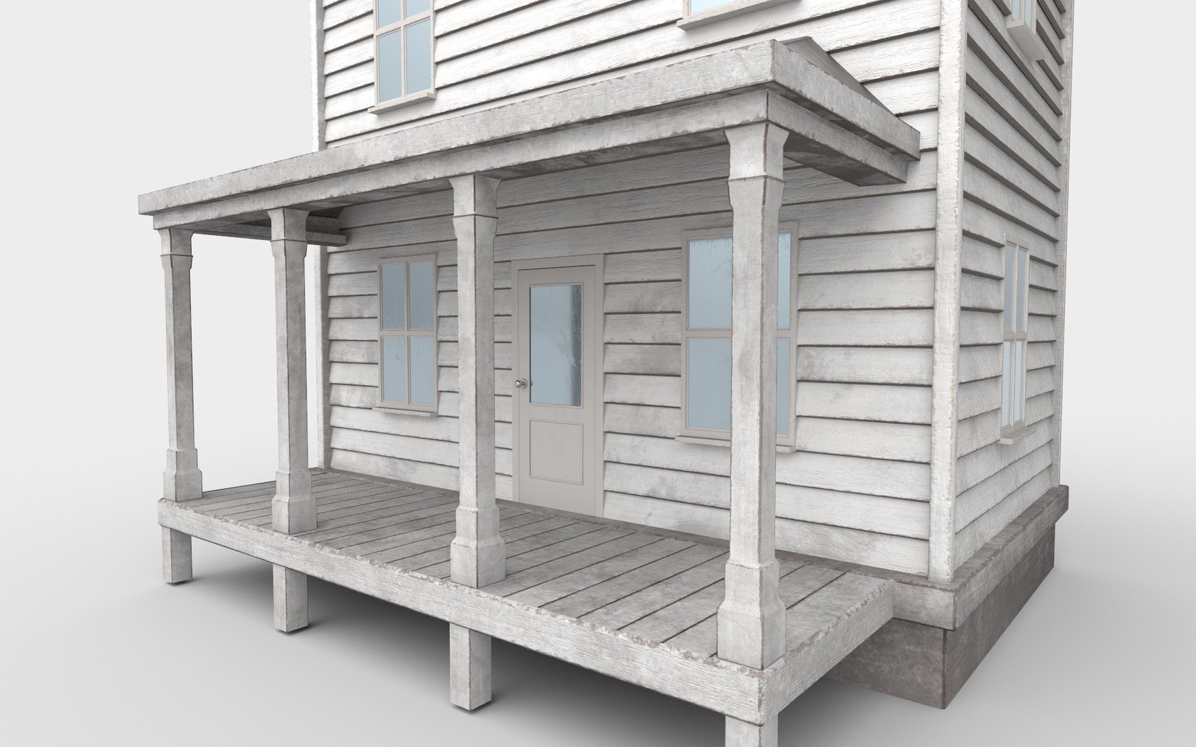 Old Farmhouse 3D Model - TurboSquid 2027983