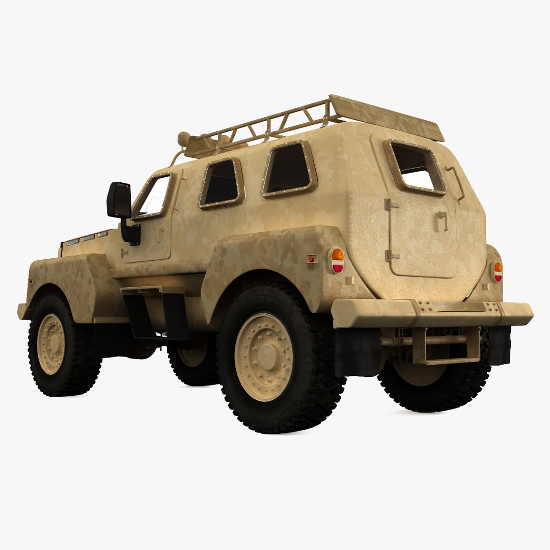 3d Cheetah Mmpv Armoured Vehicle