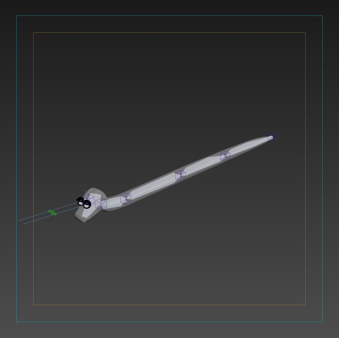 Cartoon Snake Rigged 3d Obj