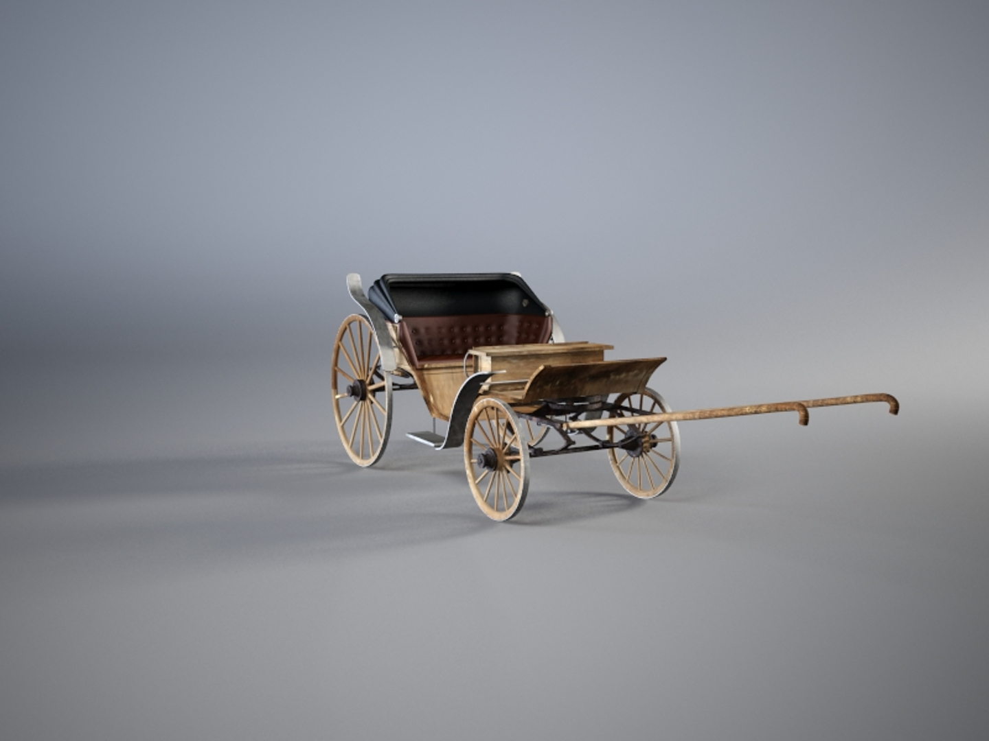 3D carriage car model - TurboSquid 1151250