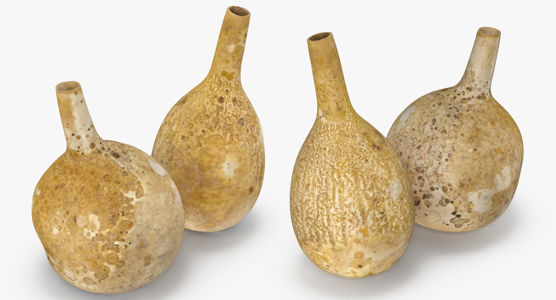 Gourd Containers Set 3D Model | 1145916 | TurboSquid