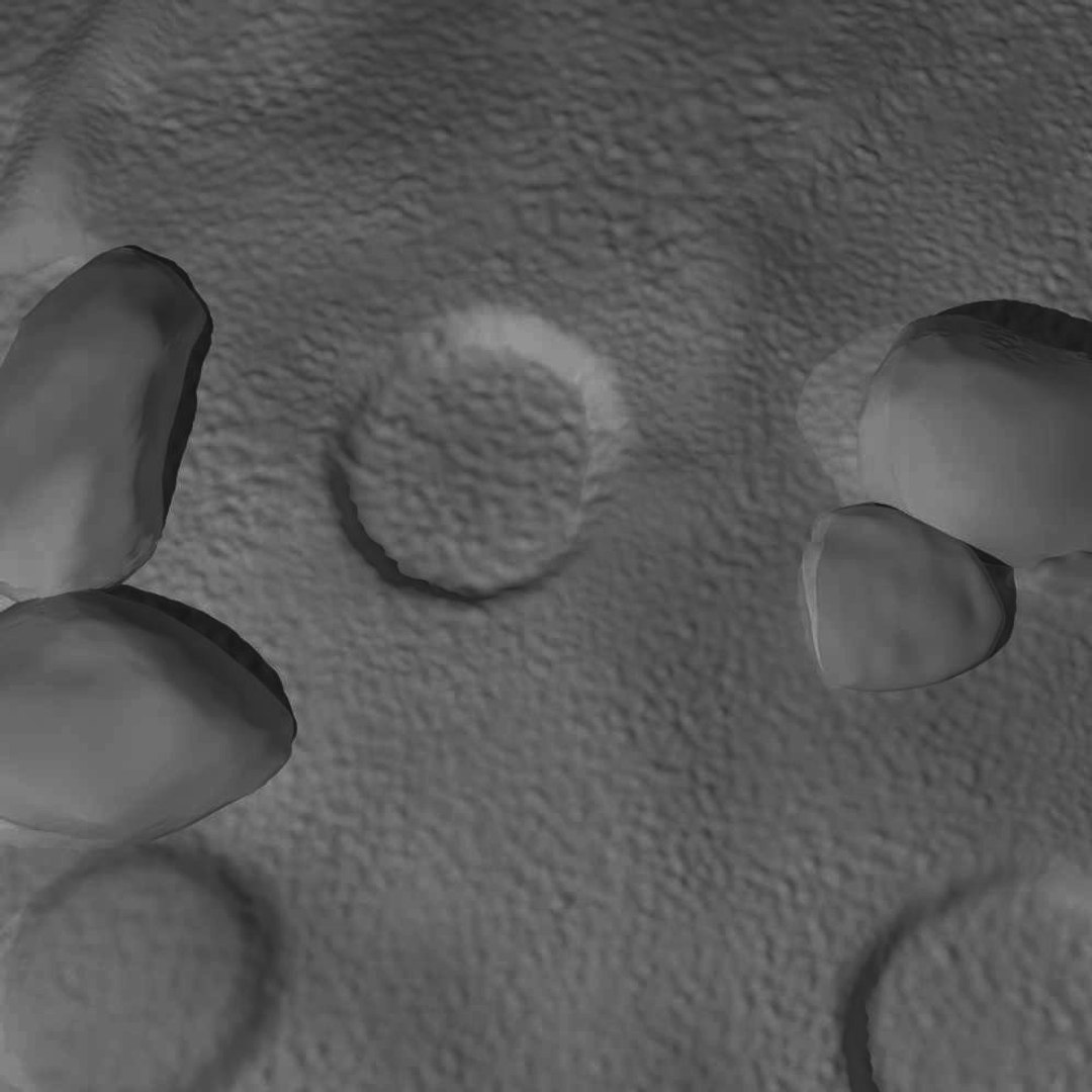 Moon Surface 3D Model - TurboSquid 1183305