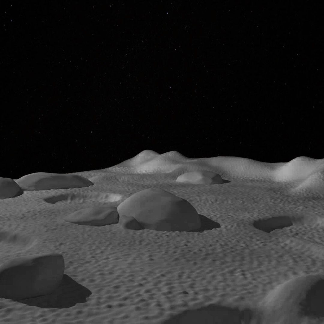 Moon Surface 3D Model - TurboSquid 1183305