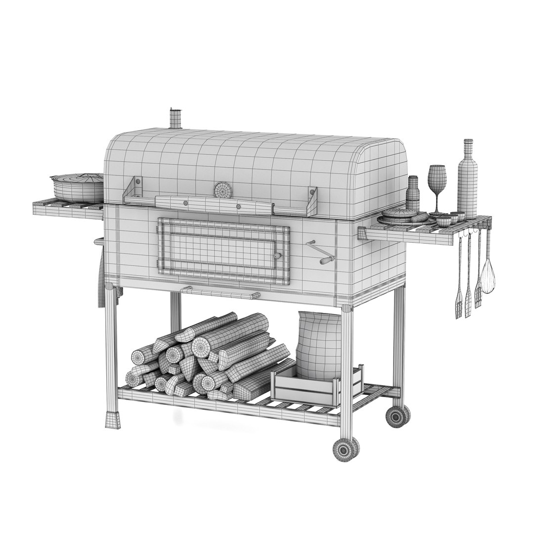 3D Barbecue 14 - TurboSquid 1956975